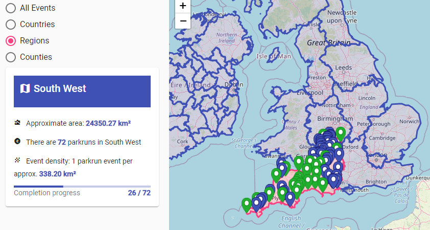 Regionnaire Map - view your results